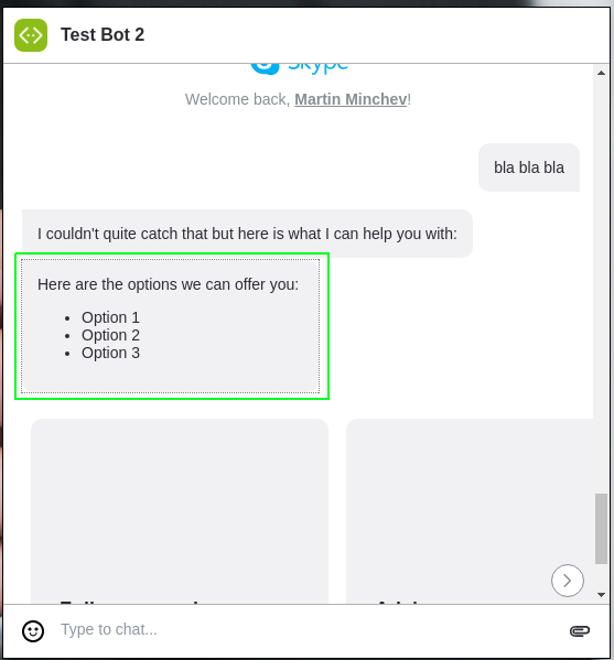 [Skype Web Control] Markdown support? · Issue #3356 · microsoft/botframework-sdk · GitHub