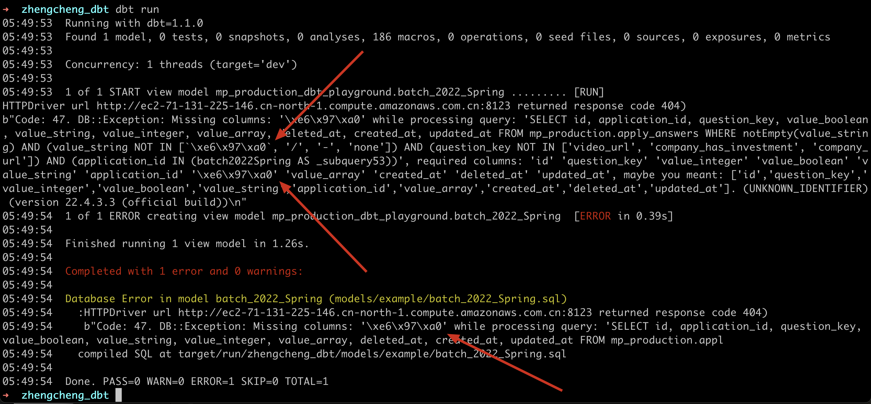 [ct 749] [bug] Console Log Output Should Use Utf8 · Issue 5375 · Dbt Labs Dbt Core · Github