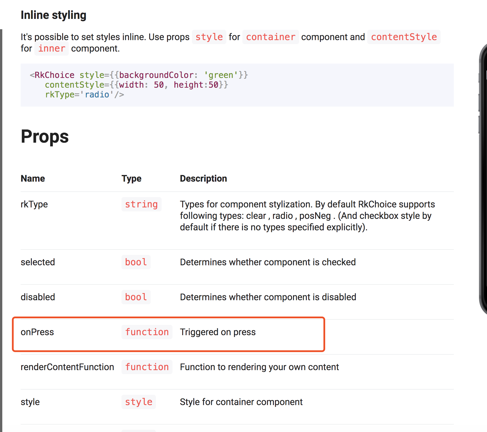 Fix document: RkChoice onPress should be onChange · Issue #89 · akveo/react-native-ui-kitten ...