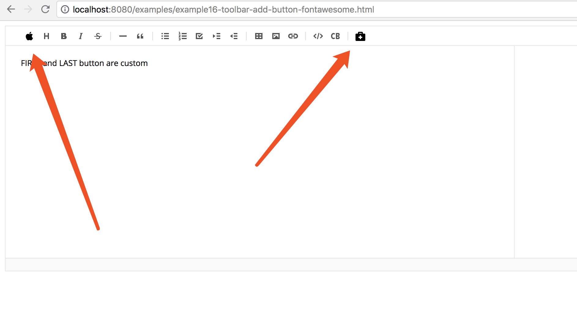 Add Custom Icons to Buttons? · Issue #154 · nhn/tui.editor · GitHub