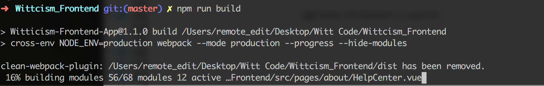 shipit.local("npm run build") hang forever · Issue #211 · shipitjs/shipit · GitHub