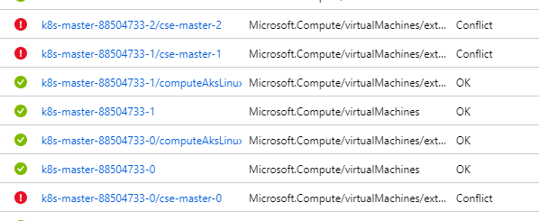 VMExtensionProvisioning error CSE exit code 30 · Issue #328 · Azure/aks-engine · GitHub