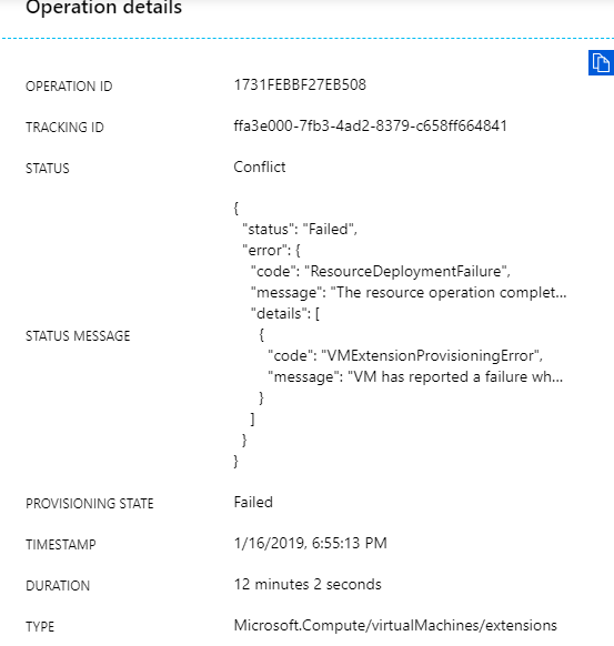 VMExtensionProvisioning error CSE exit code 30 · Issue #328 · Azure/aks-engine · GitHub