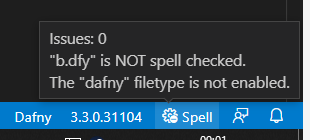 Spellchecking in Dafny files · Issue #86 · dafny-lang/ide-vscode · GitHub
