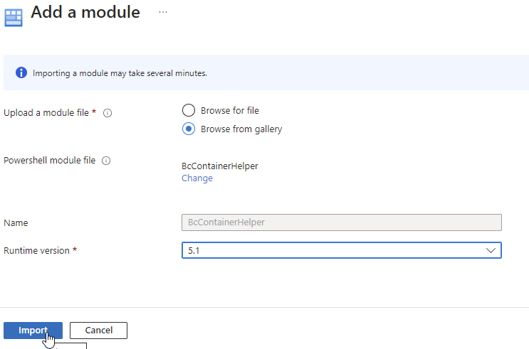 Allow Module Publish in Azure Automation Account · Issue #3105 · microsoft/navcontainerhelper ...