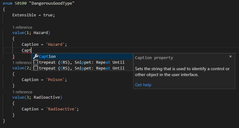 Caption Ml Property Is Missing For Enum Value · Issue 4374 · Microsoftal · Github