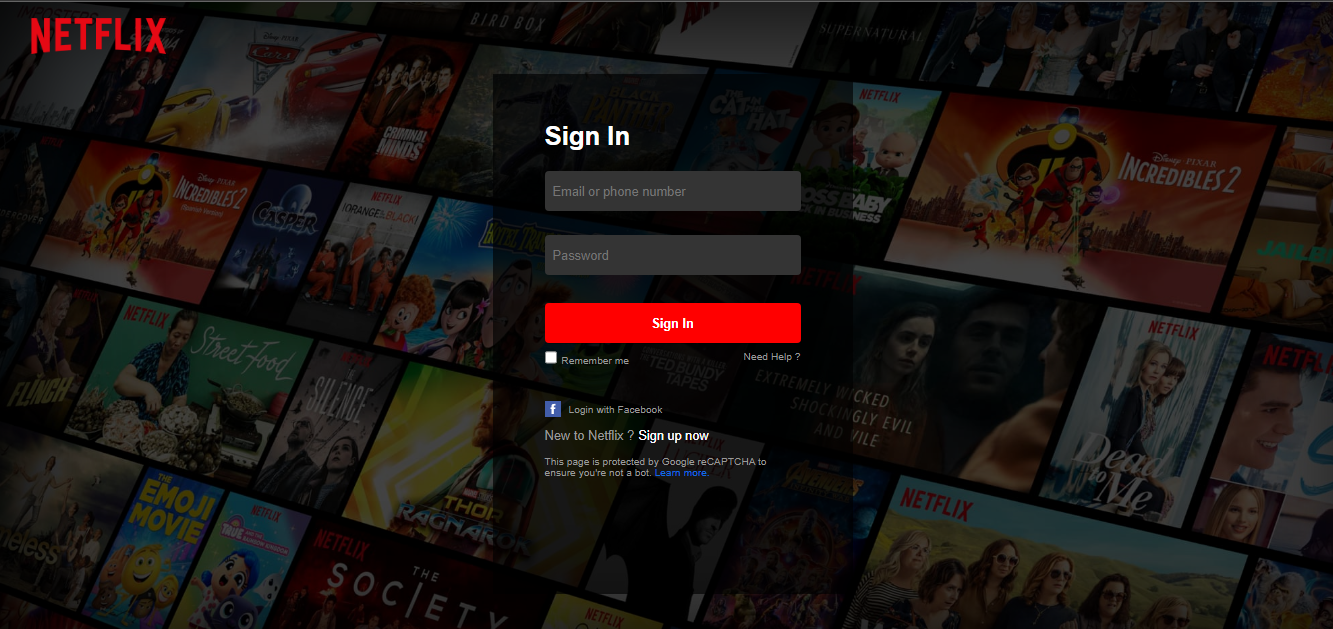 GitHub - allarounddev/Netflix-login-clone