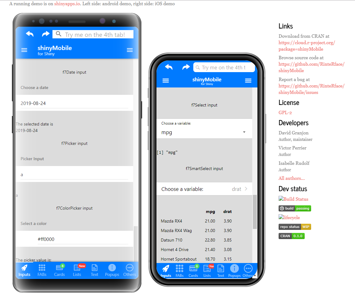 How to see output of App in Mobile or Tablet view after Run APP ? · Issue #37 · RinteRface ...