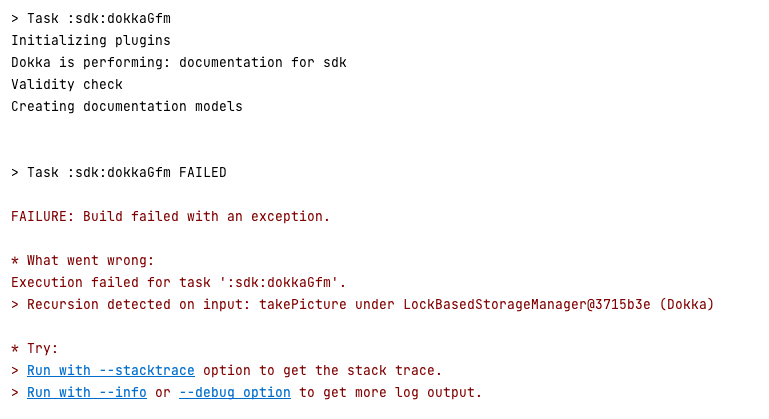 Recursion detected on input: takePicture under LockBasedStorageManager@2bac243c (Dokka) · Issue ...