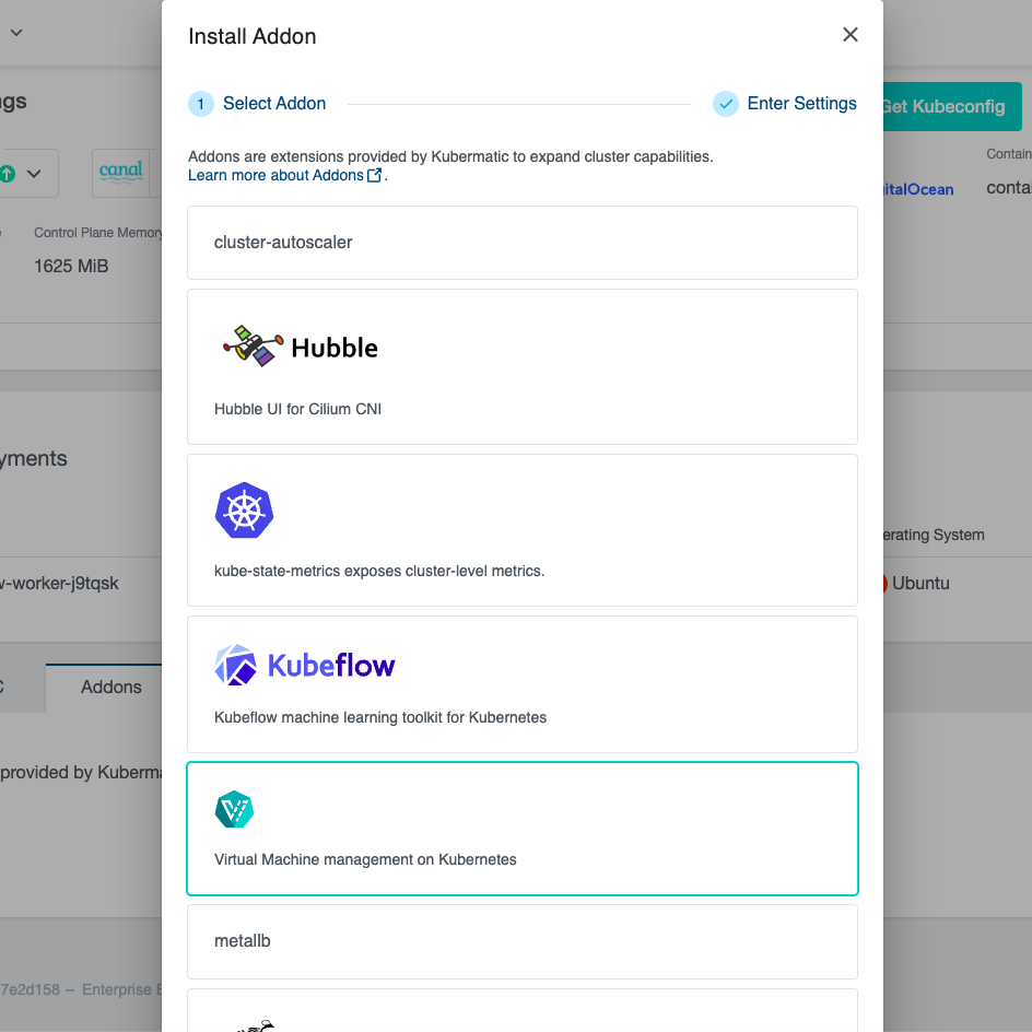 Cannot scroll the Install Addon popup in the User Cluster pane · Issue #6093 · kubermatic ...