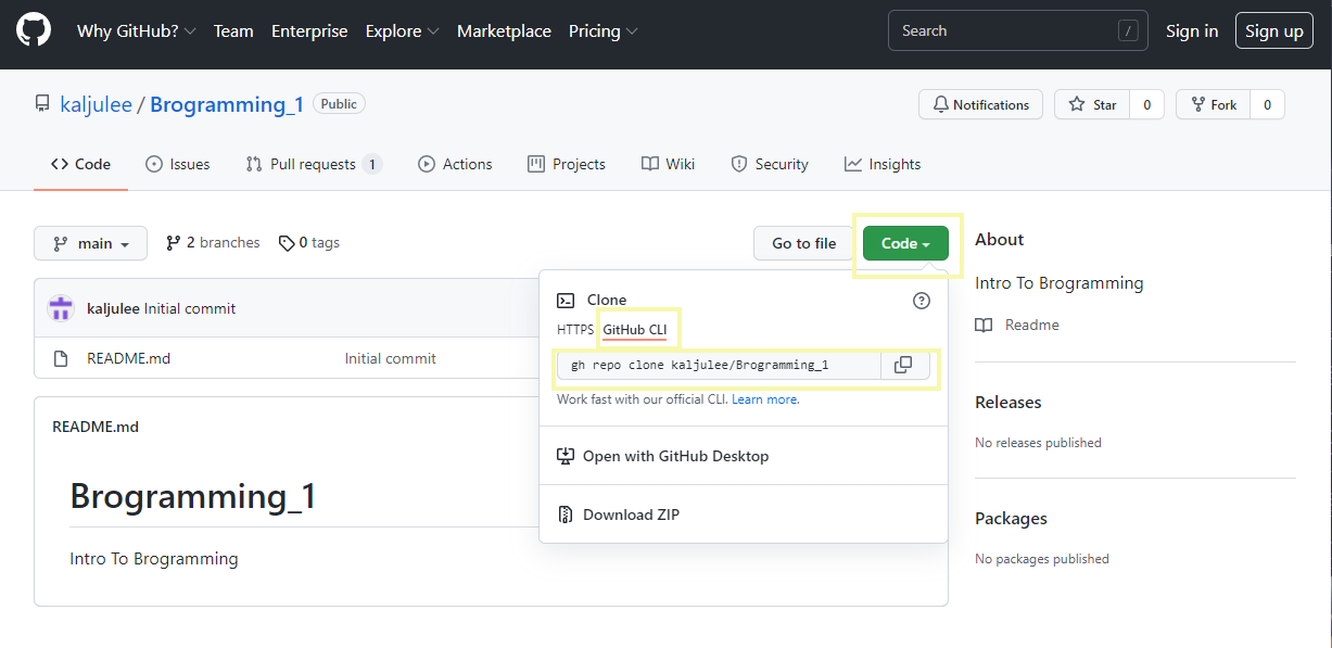 GitHub - kaljulee/Brogramming_1: Intro To Brogramming