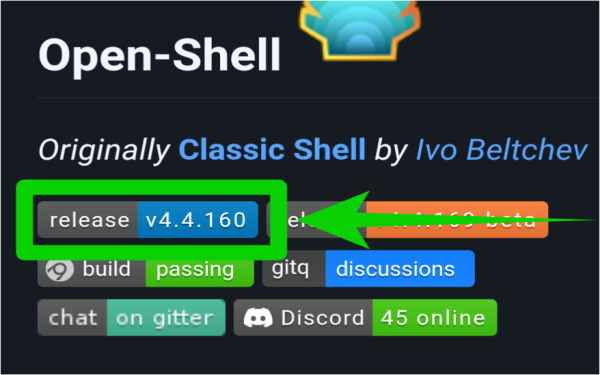 What happened to release 4.4.160?? · Issue #1017 · Open-Shell/Open ...