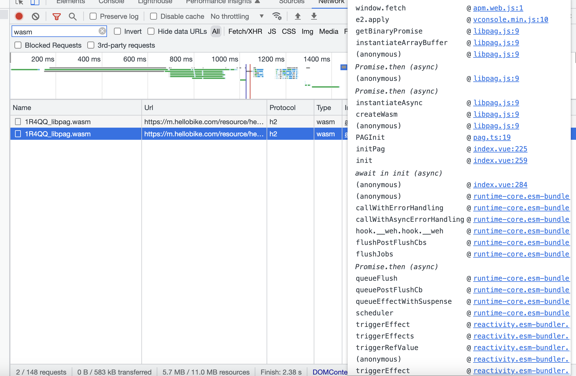 libpag.wasm资源文件会加载两次 · Issue #638 · Tencent/libpag · GitHub