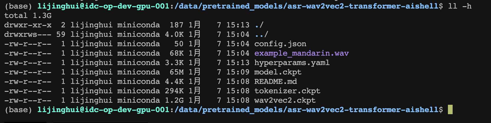 How to use your pretrained aishell model in my local path? · Issue #1226 · speechbrain ...