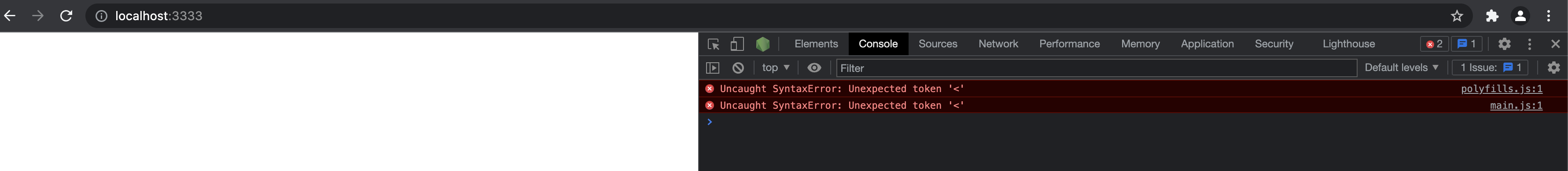 Unable to load react application from express js application · Issue ...