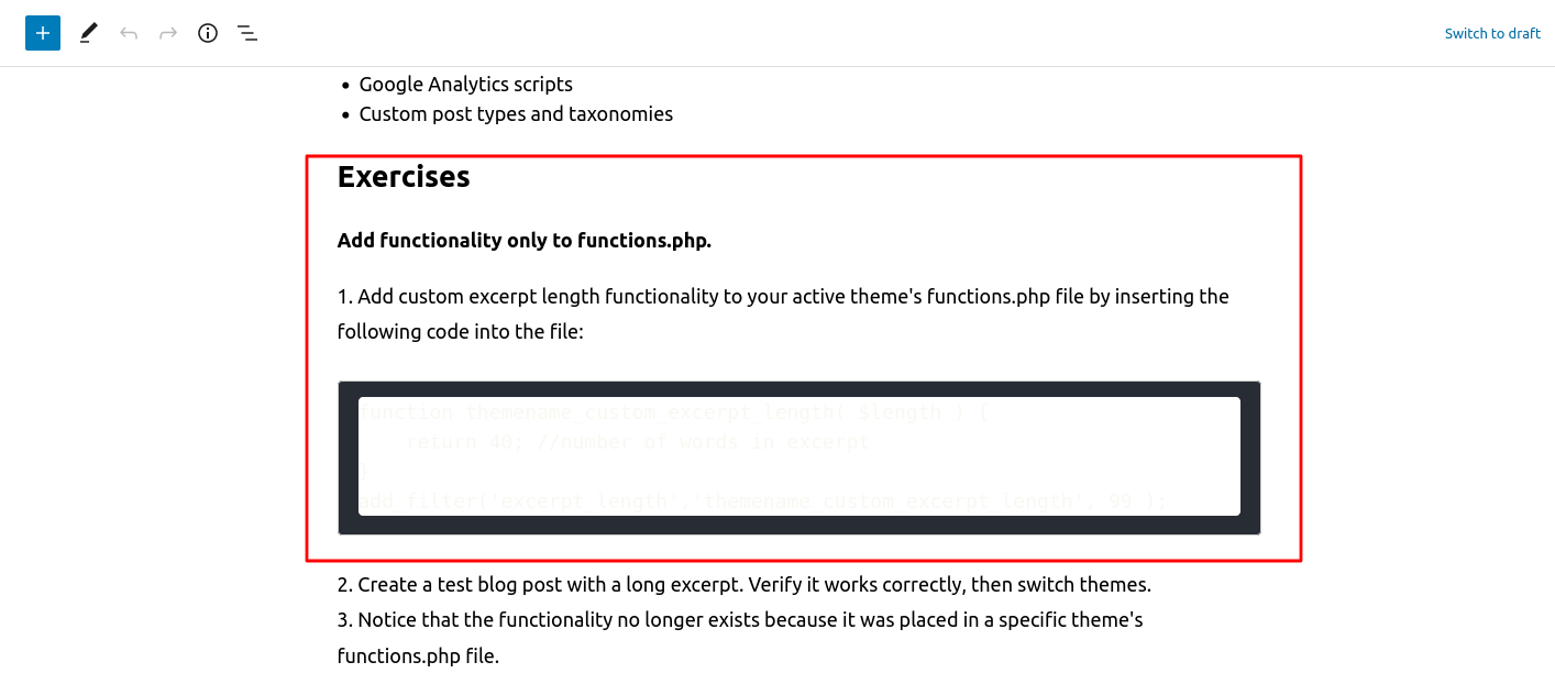 Lesson Plan - Syntax Highlighter Code blocks formatting incorrectly ...