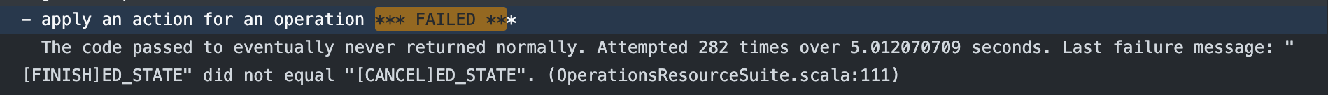 [Bug] Flaky OperationsResourceSuite · Issue #1654 · apache/kyuubi · GitHub