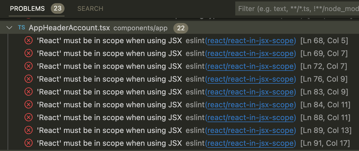 `import React` removed when saving TSX file (when source.organizeImports is enabled) · Issue ...