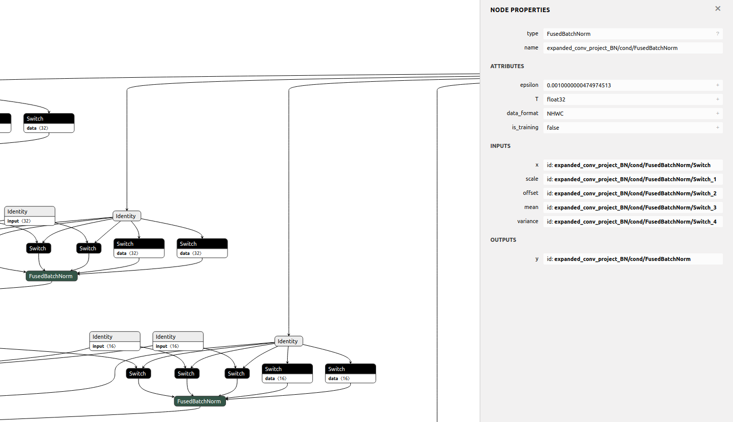 I save the the model,(h5->pb)but some FusedBatchNorm(is_training =ture ...