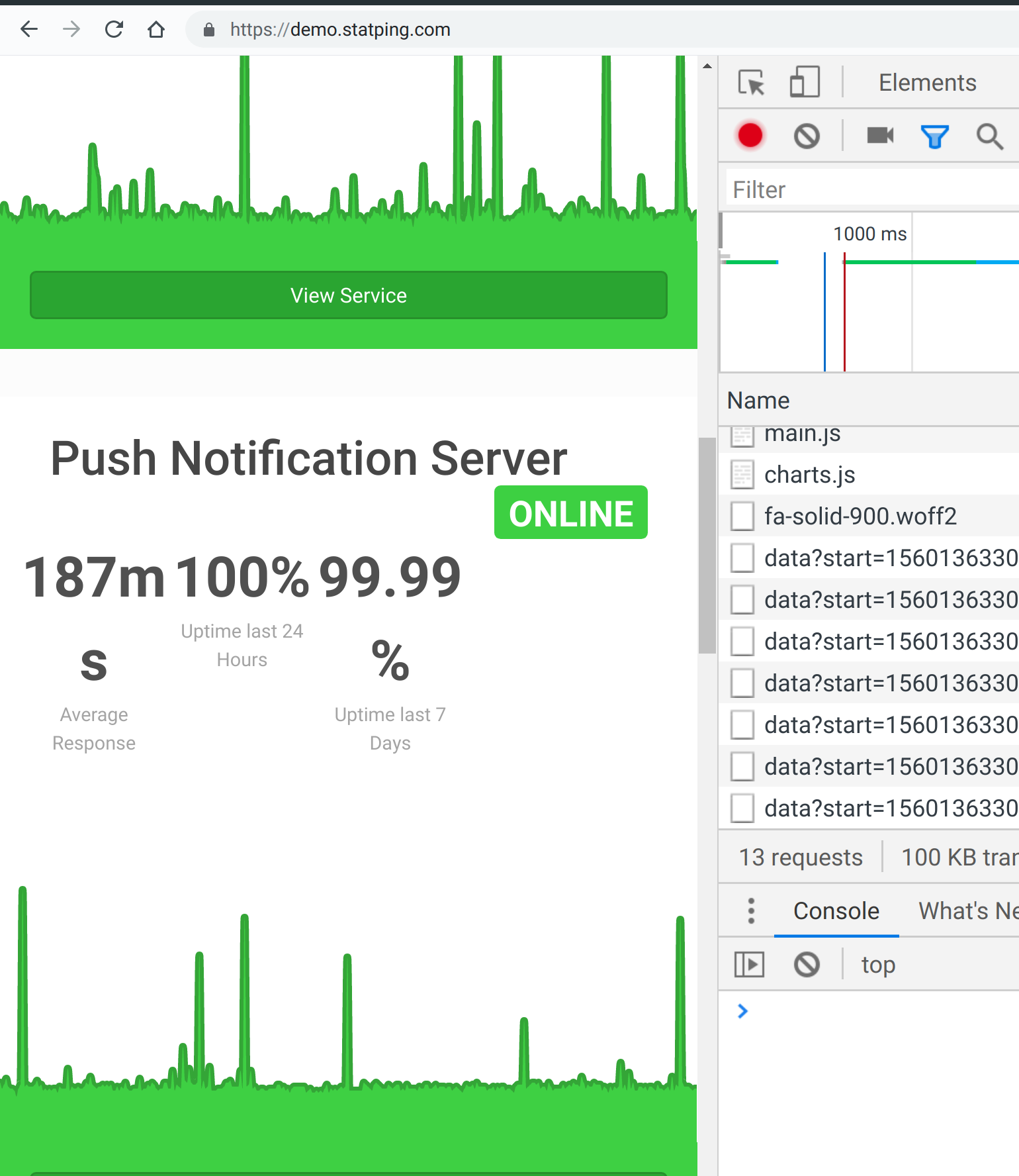 Bad UI Experience on Mobile Devices · Issue #211 · statping/statping · GitHub