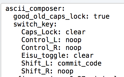 无法禁用左shift或者右shift作为中英文切换，即无法区分左右shift快捷键 · Issue #176 · rime/squirrel ...