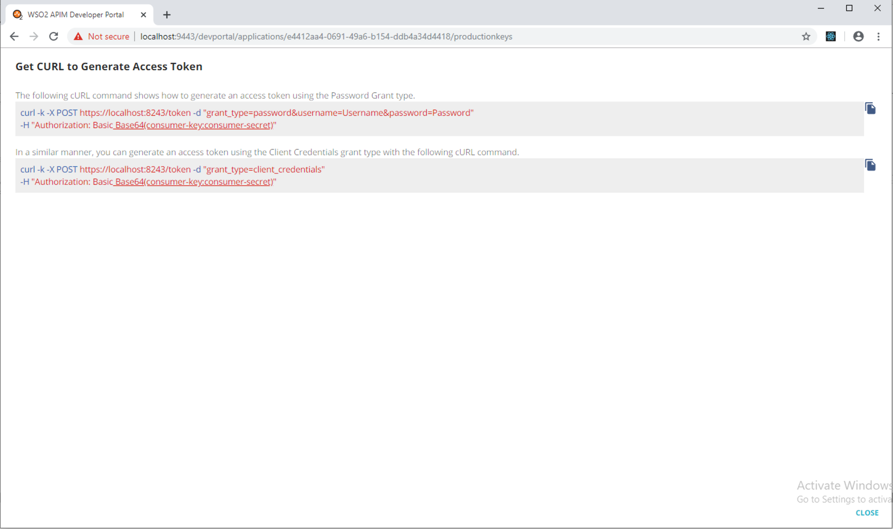 [Bug] [ux] Dialog boxes in keys generation pages are occupying the full ...