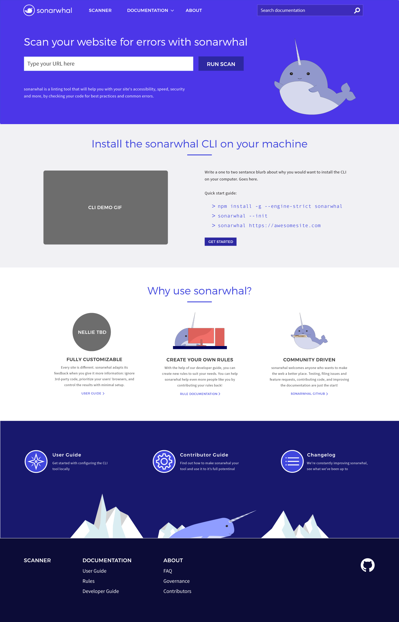 Re-design home page · Issue #327 · webhintio/webhintio.github.io · GitHub