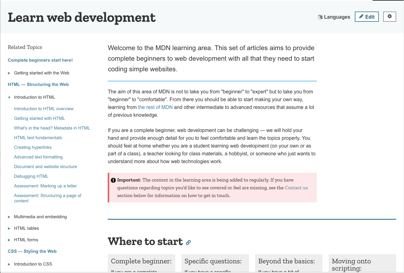 Style Documentation Pages · Issue 52 · Webhintio · Github 