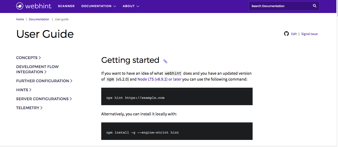 Documentation TOC width not correct · Issue #686 · webhintio/webhintio.github.io · GitHub