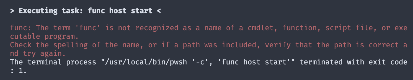 Improve experience when func is not on PATH · Issue #2746 · microsoft/vscode-azurefunctions · GitHub