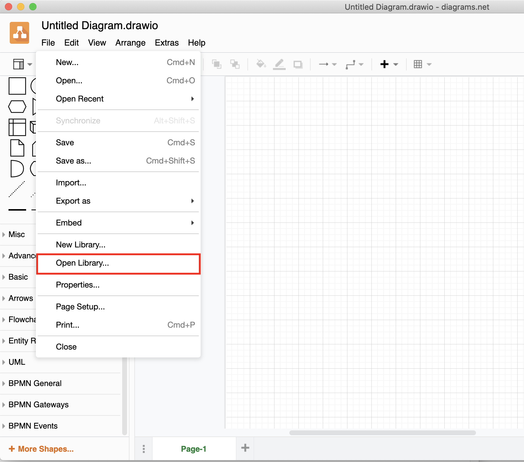 The option 'Open Library from’ URL is not available · Issue #1193 ...