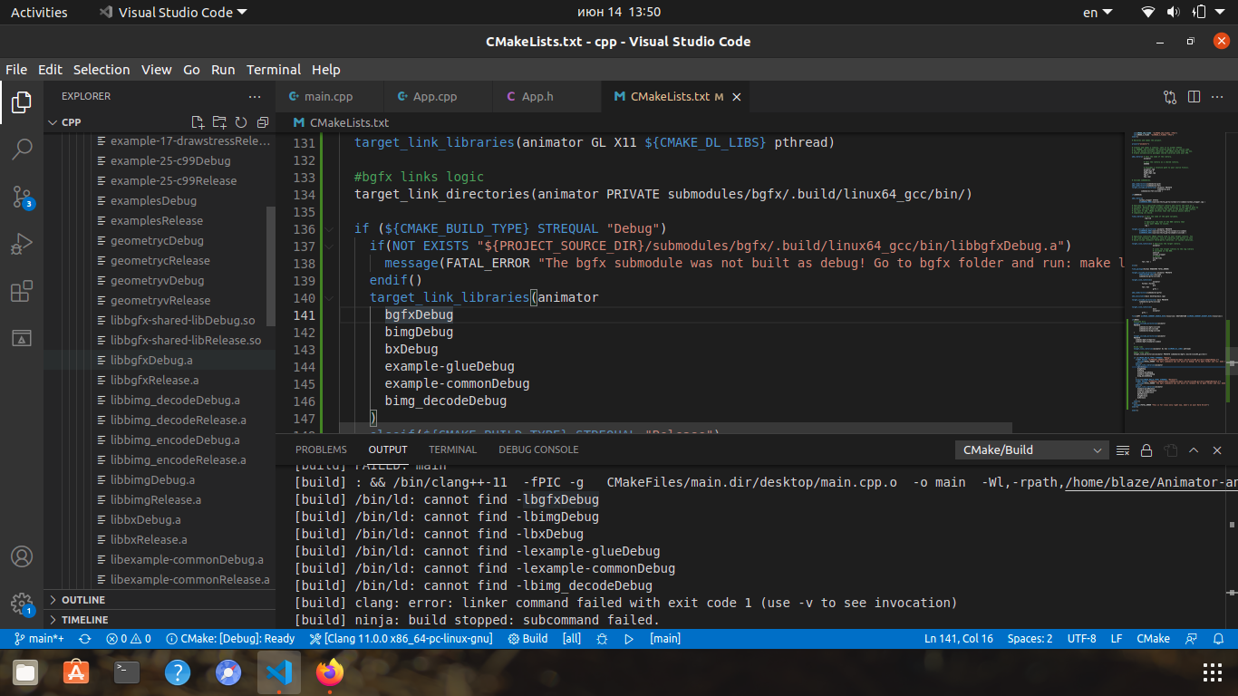/bin/ld: cannot find -lbgfxDebug · Issue #2543 · bkaradzic/bgfx · GitHub