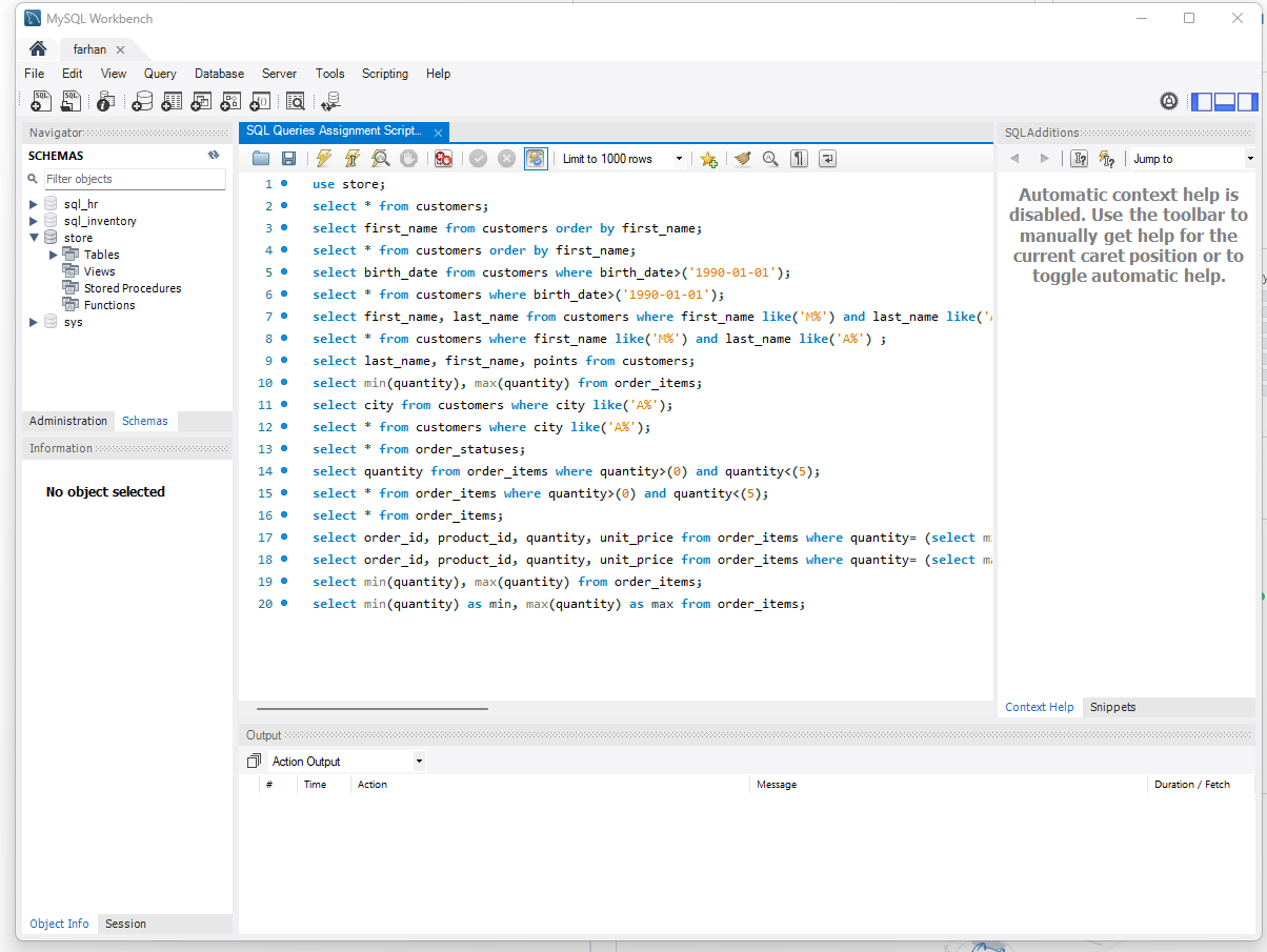 GitHub - faani/MYSQL-Store-Database-Queries-using-MYSQL-Workbench GitHub - faani/MYSQL-Store-Database-Queries-using-MYSQL-Workbench