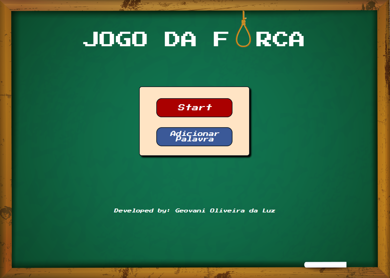 GitHub - geovanioliveira1988/jogo-da-forca