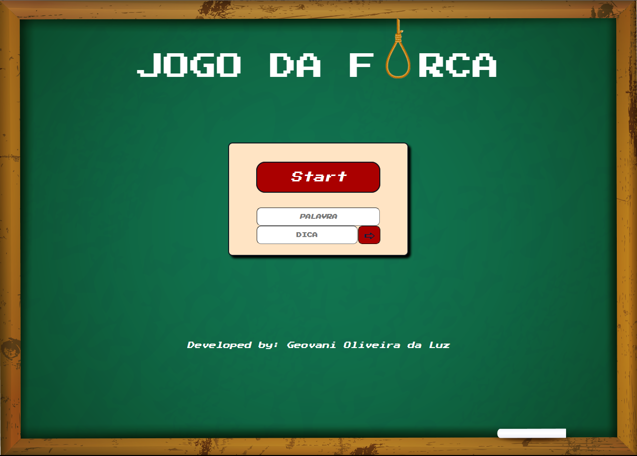 GitHub - geovanioliveira1988/jogo-da-forca