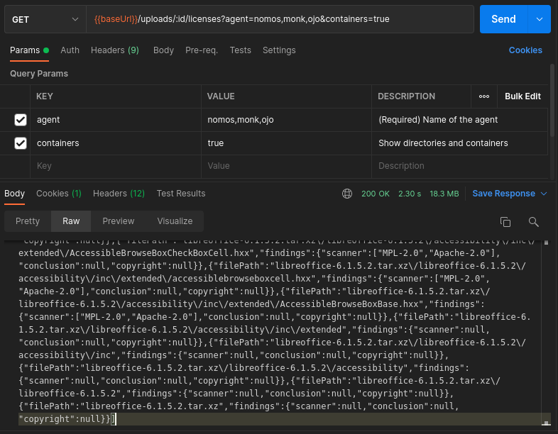 GET request to REST api: /api/v1/uploads/ /licenses limits response to 2.0Mb · Issue #1892 ...