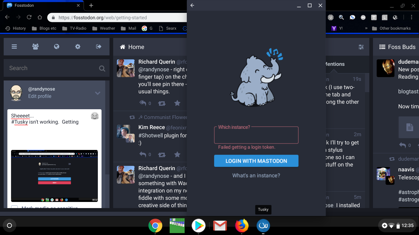 Failed getting a login token · Issue #346 · tuskyapp/Tusky · GitHub
