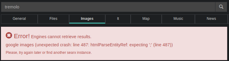 Image engine cannot retrieve results for Google and Bing · Issue #1496 · searx/searx · GitHub