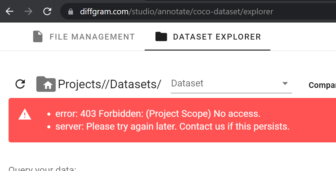 [backlog] Going straight to Explore tab on public projects throws permissions error · Issue #272 ...