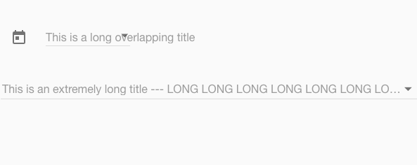 Input Containerdatepicker Label Overlapping With Carrot · Issue 10860 · Angularmaterial 
