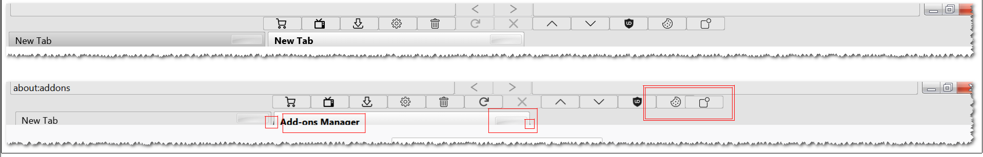 68.0b1 userChrome.css breaks tabs cumtomizations when accessing about:addons · Issue #1131 ...