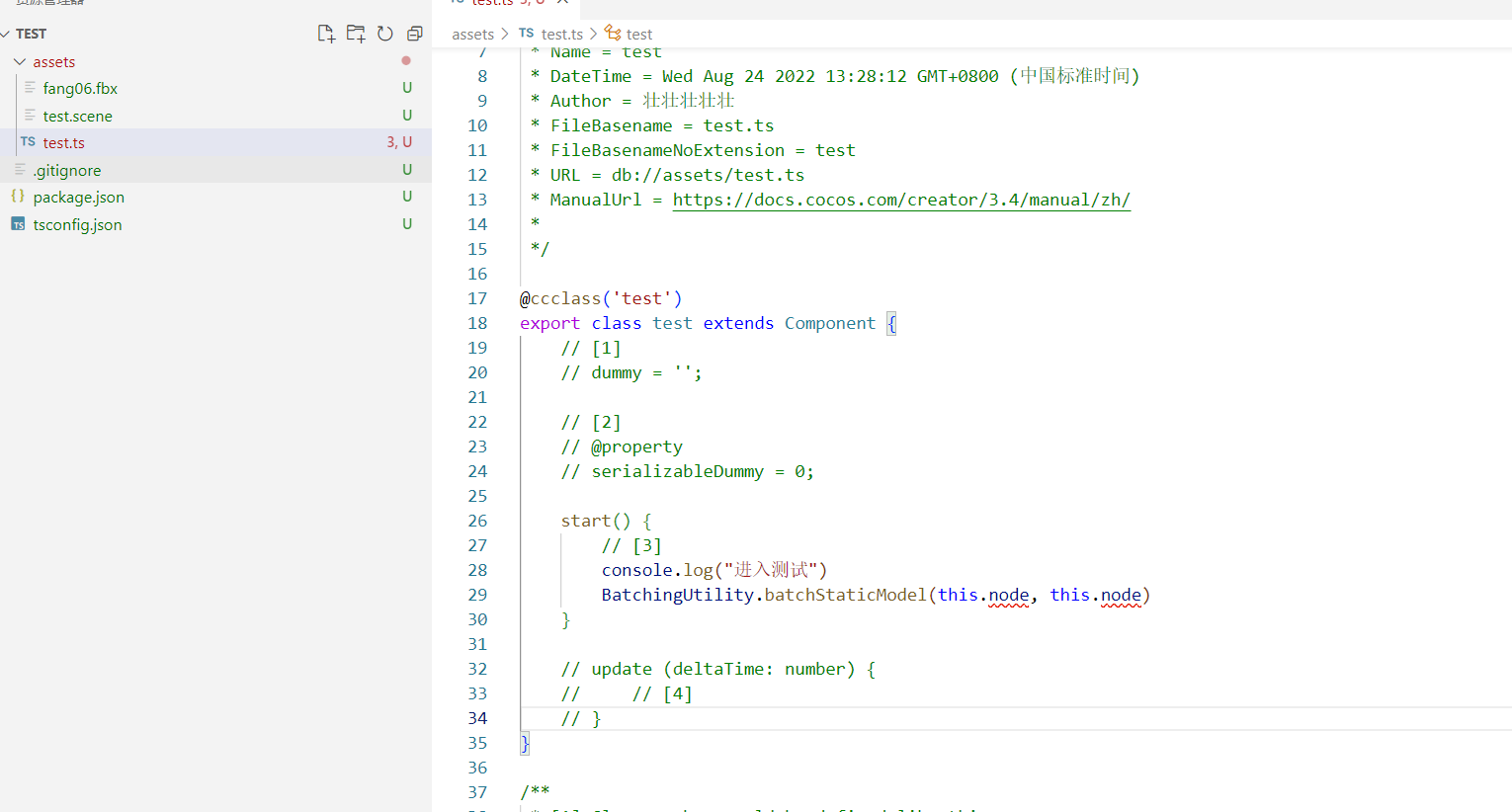 the model shows exceptions by use BatchingUtility.batchStaticModel · Issue #12557 · cocos/cocos ...