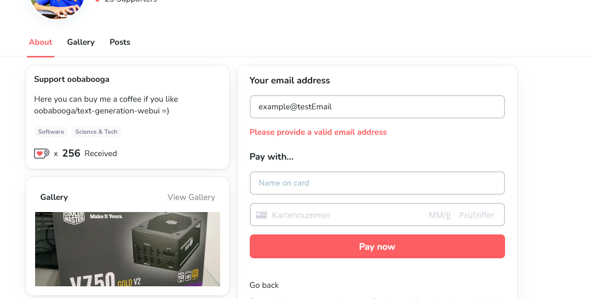 Paypal Donation · oobabooga text-generation-webui · Discussion #1236 · GitHub