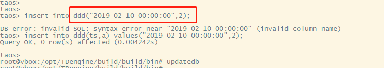 An Error Occurred While Inserting Data · Issue 862 · Taosdatatdengine · Github