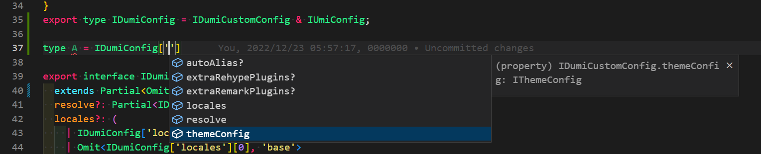bug: defineConfig typing downgraded, cause autocomplete missing in .dumirc.ts file · Issue #1387 ...
