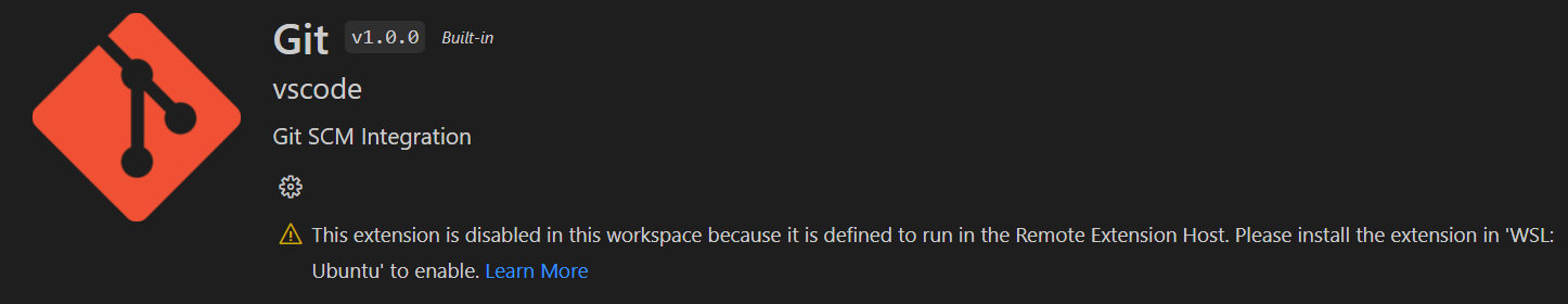 Git Extension no longer working after VSCode updated (WSL) · Issue #131259 · microsoft/vscode ...