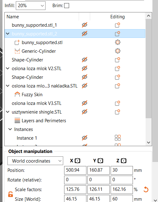 [Feature] collapse objects in right panel · Issue #10199 · prusa3d/PrusaSlicer · GitHub
