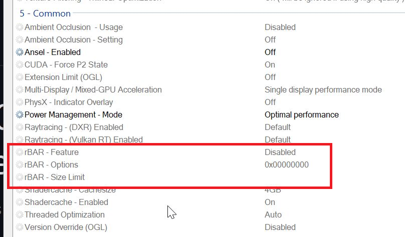 I cannot see this 0x000F00BA 0x000F00BB 0x000F00FF options even though ...