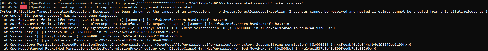 EventBus scope appears to dispose too early · Issue #320 · openmod/openmod · GitHub