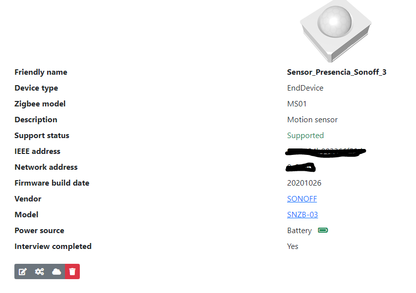 Sonoff SNZB-03 Motion Sensor Lost Battery Level · Issue #5617 · Koenkk/zigbee2mqtt · GitHub